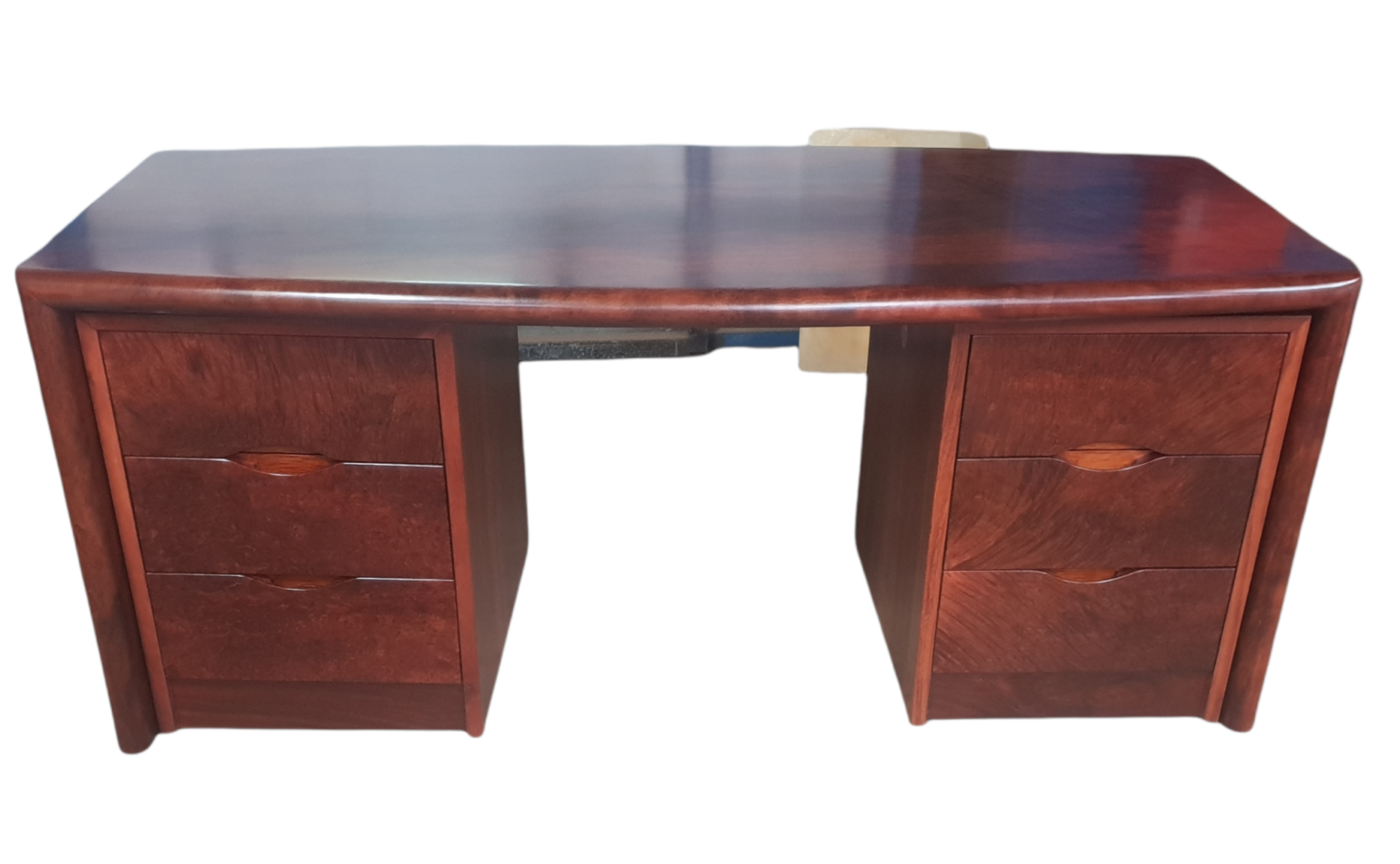 Jarrah Single slab Waterfall Desk - Boranupgallery