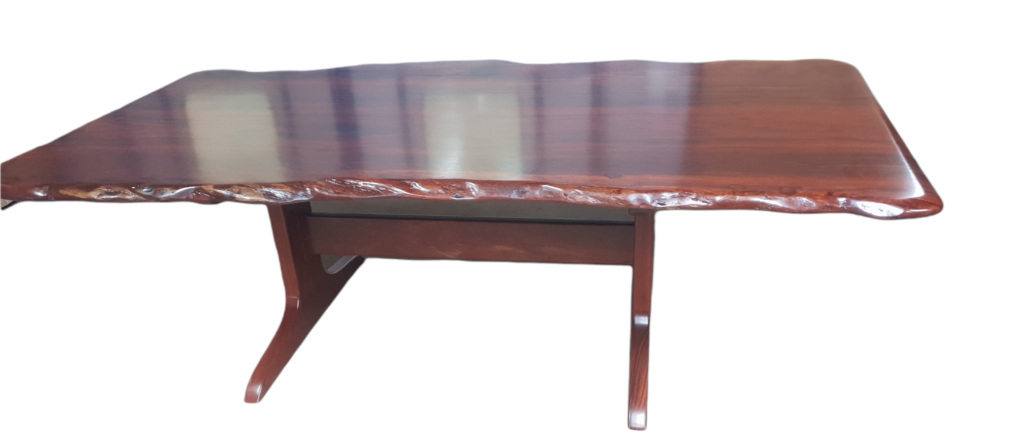 Single Slab Jarrah Dining Table. - Boranupgallery